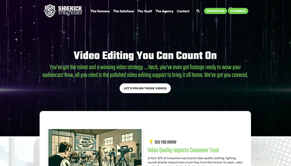 Video Editing | Sidekick Strategies